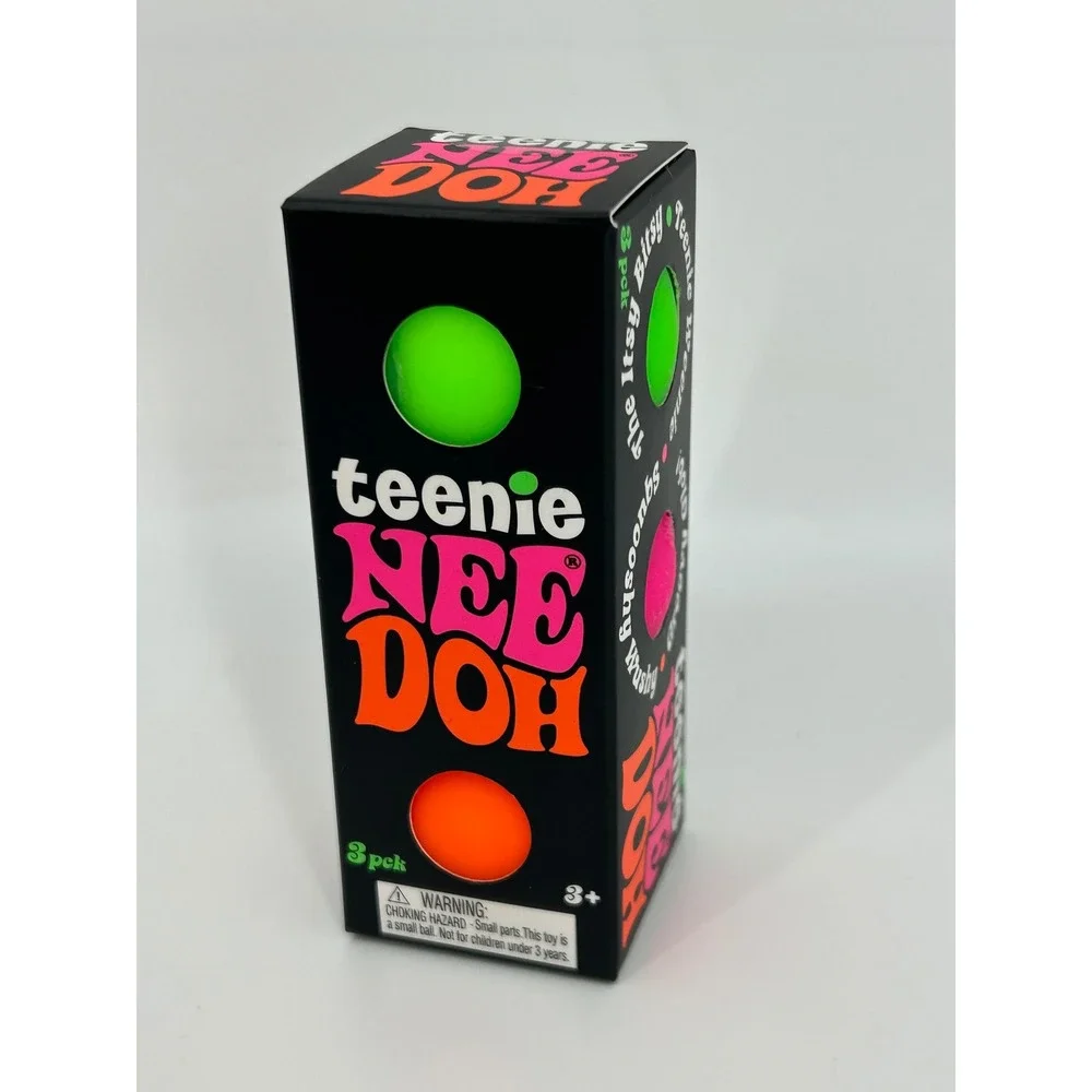 Needoh | Toys | Schylling Teenie Nee Doh 3pack Squeeze Balls Green Pink ...